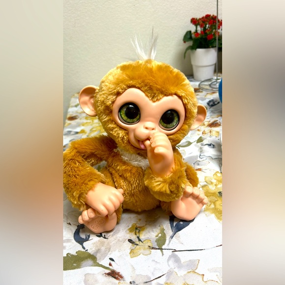 Toys | Furreal Friends Cuddles My Giggly Baby Monkey 217 Interactive ...